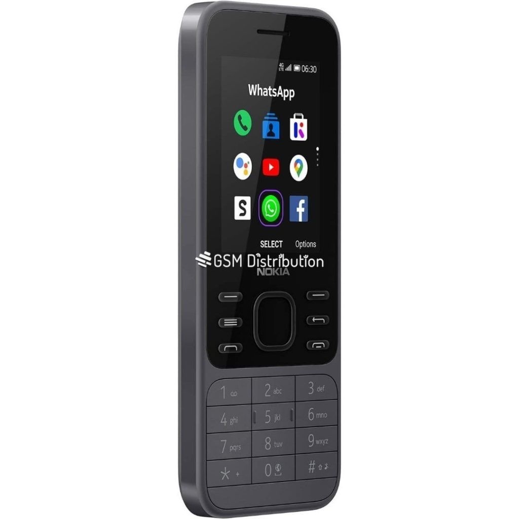 Nokia 6300 4G Dual Sim Noir (Garantie 1 an) + CADEAU GRATUIT Maroc - GSM Distribution