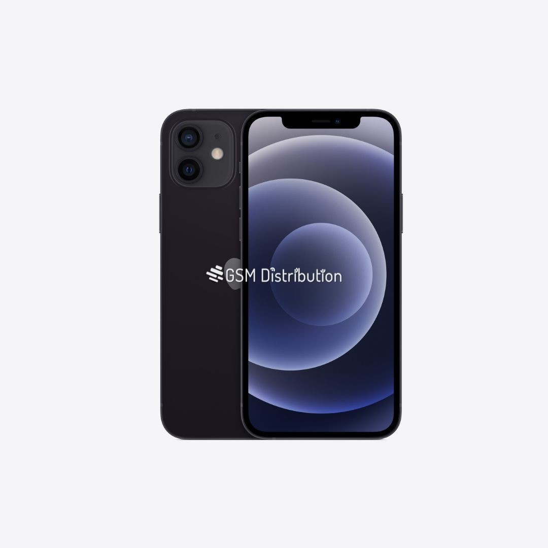 iPhone 12 64 Gb Noir (Garantie 1 an) + CADEAU GRATUIT Maroc - GSM ...